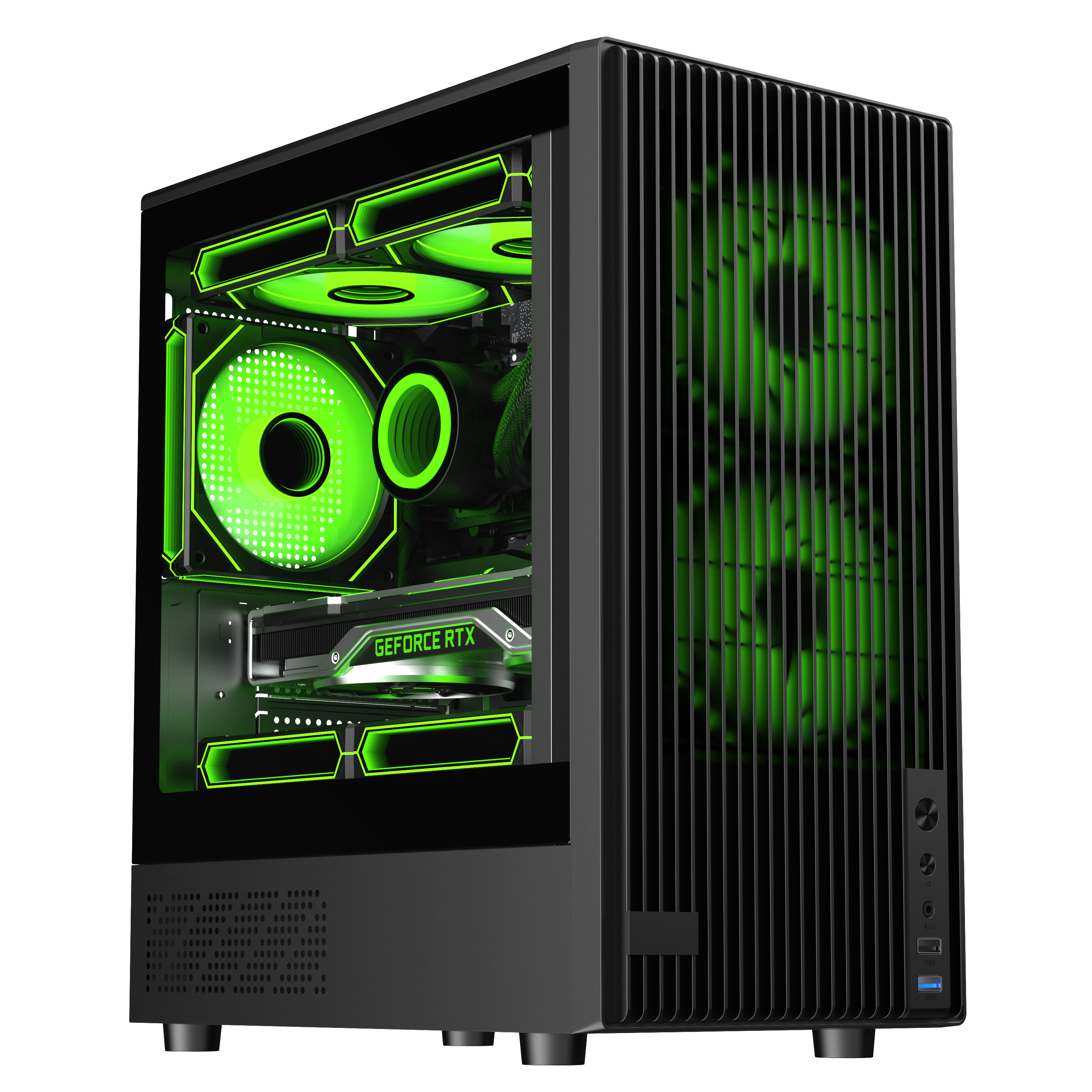 V20 Mesh Front Panel PC Case Black- IFORGAME - IFORGAME - Esports-Grade ...
